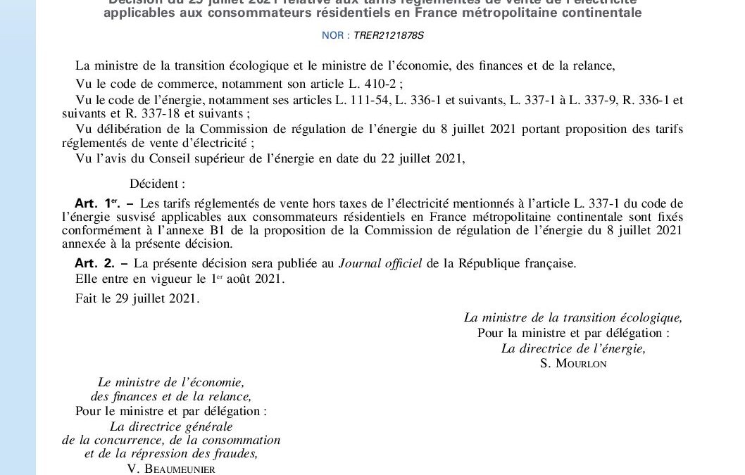 Journal officiel de la République française - N° 176 du 31 juillet 2021 ...